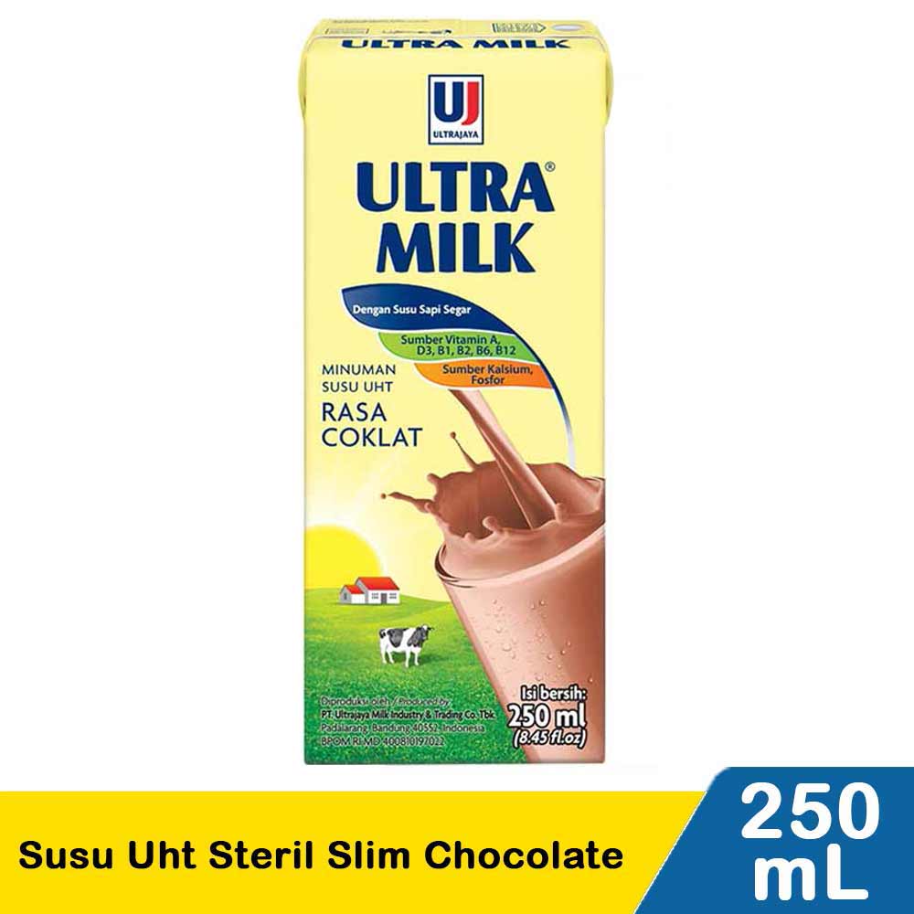 ULTRA SUSU UHT STERIL SLIM CHOCOLATE TPK 250mL